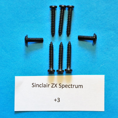 Sinclair Spectrum +3 Replacement Case Screws