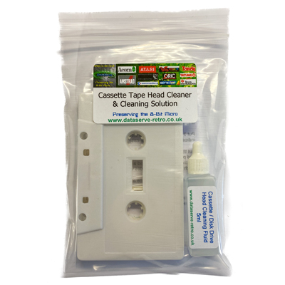 Cassette Tape Head Cleaner With Cleaning Fluid