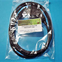 Commodore C16 C64 C128 SCART Cable TV Lead