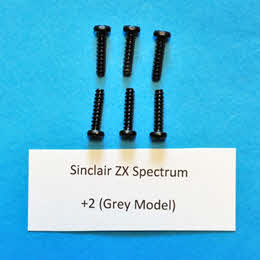 Sinclair Spectrum +2 Case Screws (Grey Model)